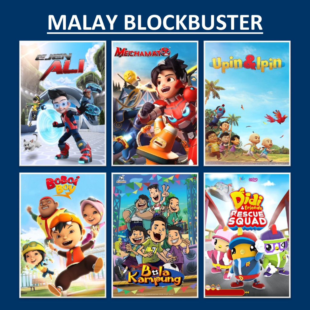 MALAY KIDS CARTOON | KOLEKSI VIDEO BUDAK | PENDRIVE KARTUN KANAK KANAK ...
