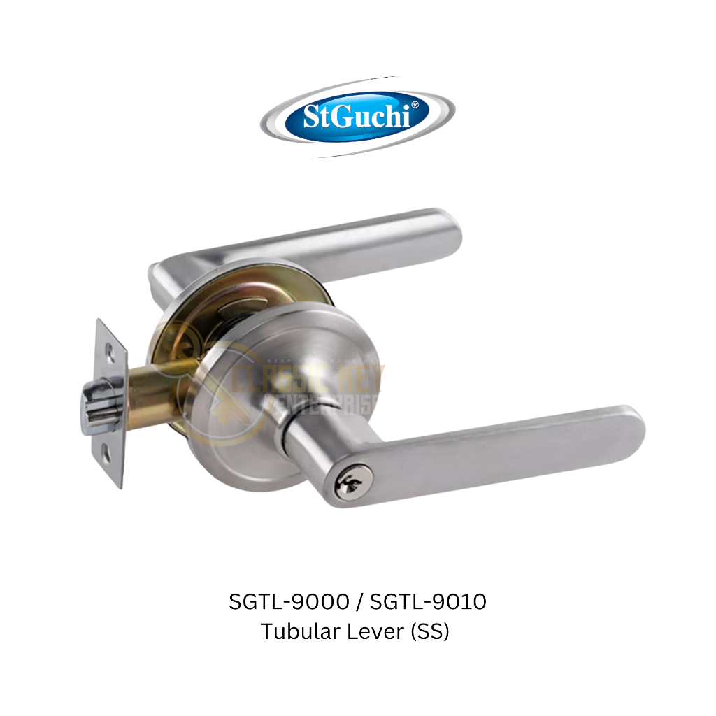 St Guchi Tubular Lever SGTL-9000 SS Entrance / SGTL-9010 Privacy Lever ...