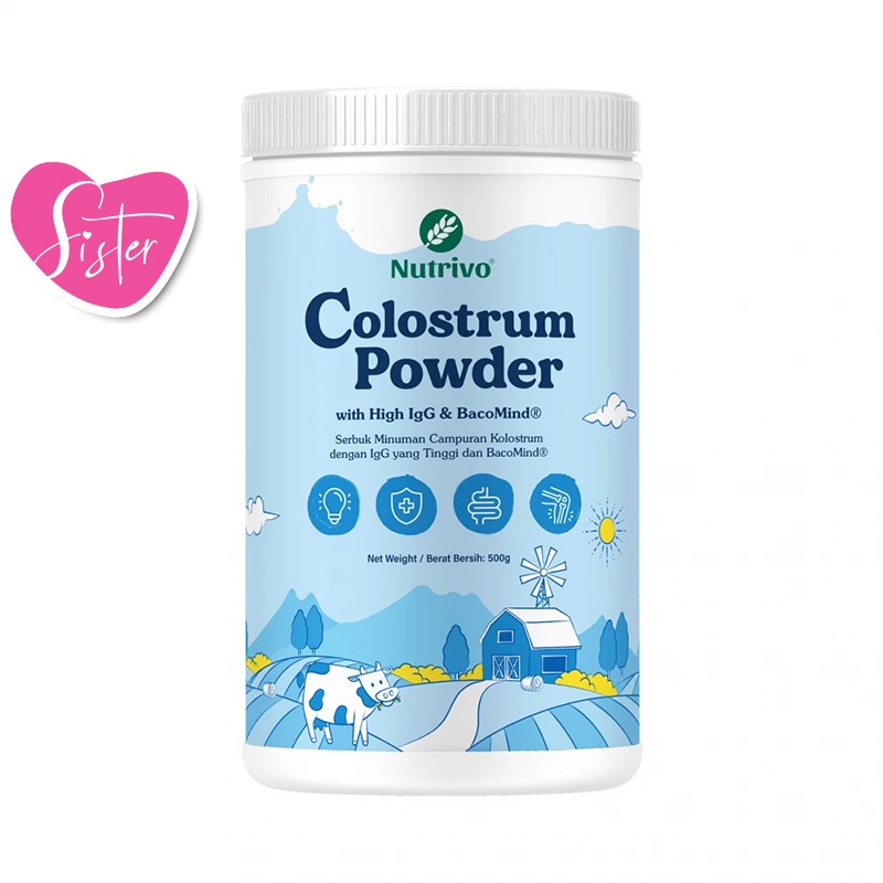 Nutrivo Colostrum Powder with High IgG & BacoMind 500g 儿童 小孩 补脑 多效免疫 牛 ...