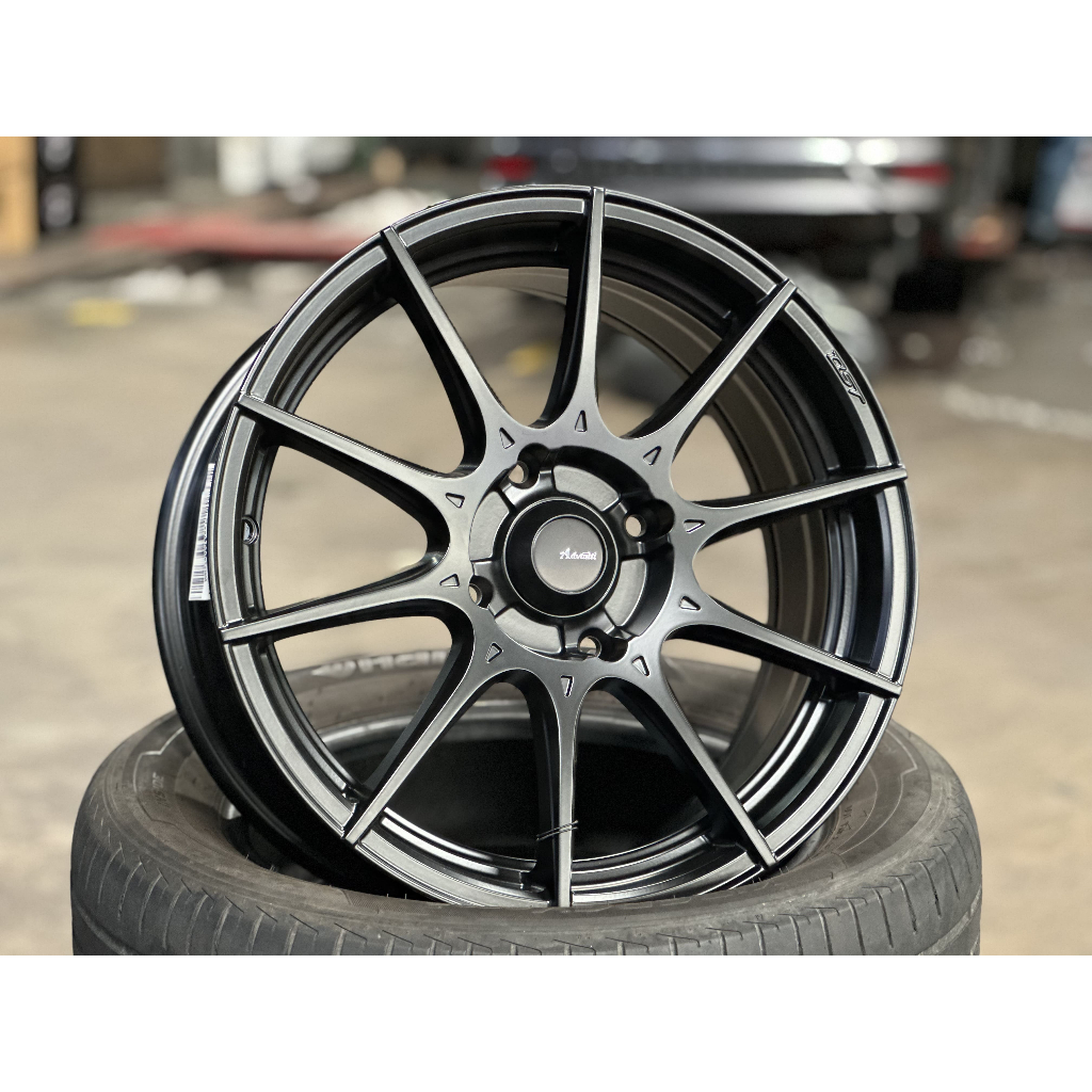 NEW 16X7J Advanti Storm S1 Rim (set of 4) Flat Black 4X114.3 for ...