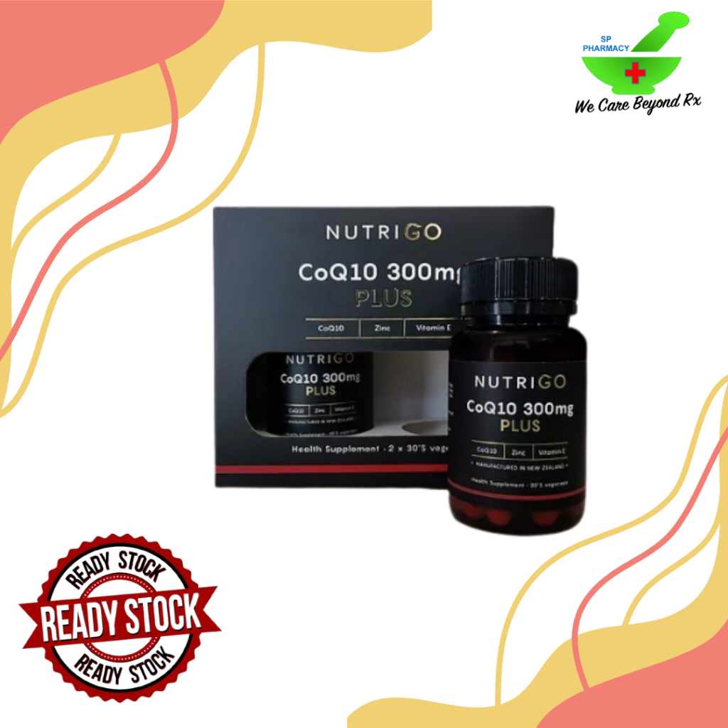 NUTRIGO COQ10 300MG PLUS (2X30'S) (EXP DEC 2025) | Shopee Malaysia