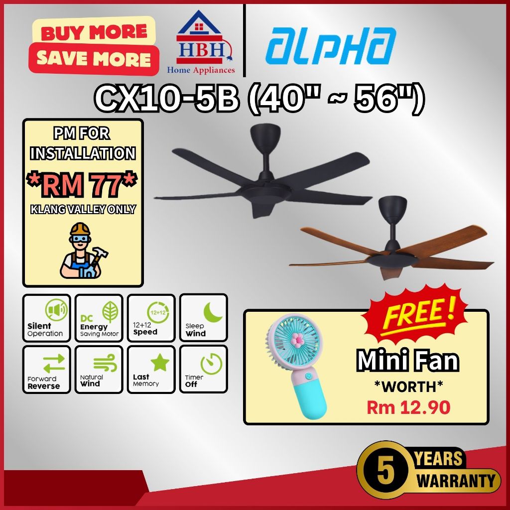 (FreeGift) Alpha Cosa | CX10 | 40Inch | 46 Inch | 56Inch | DC Motor ...
