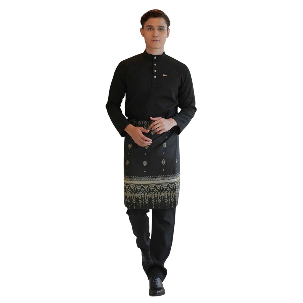Daniel Baju Melayu - Black By Zefiks | Shopee Malaysia