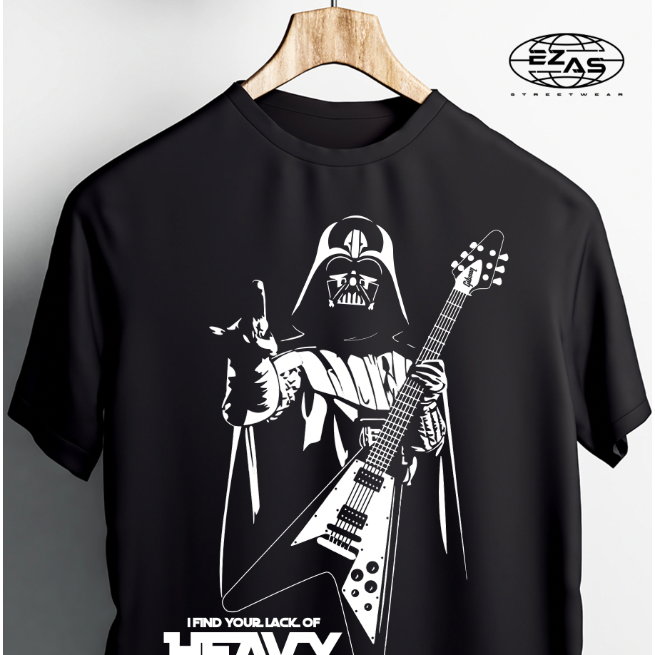 🔥 Darth Vader Heavy Metal T-Shirt | Premium 190gsm | 100% Cotton ...
