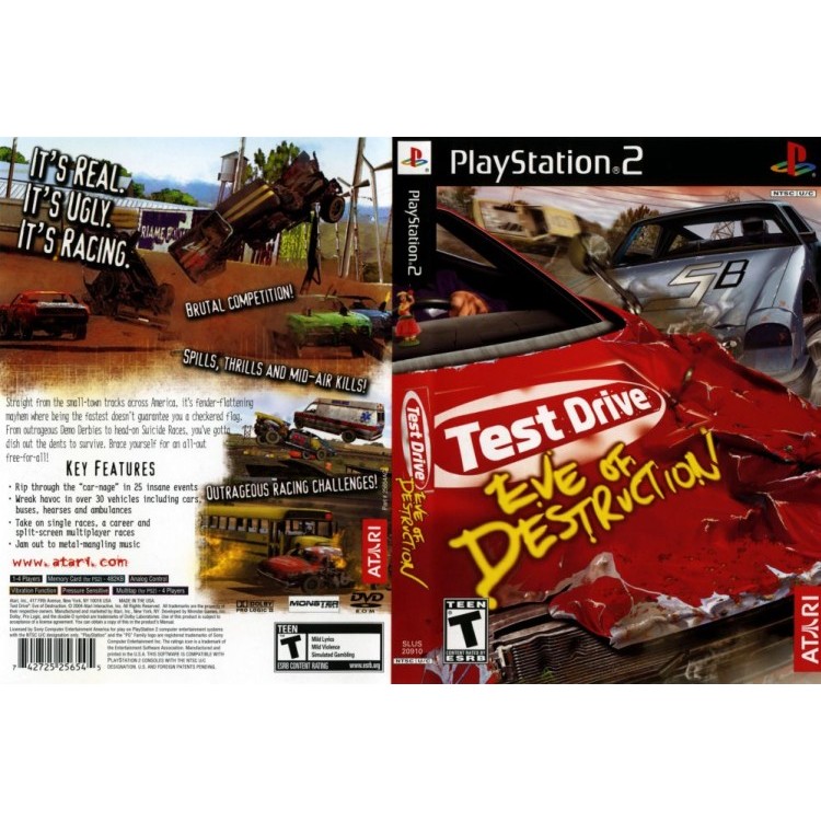PS2 Test Drive - Eve of Destruction (DVD GAME) | Shopee Malaysia
