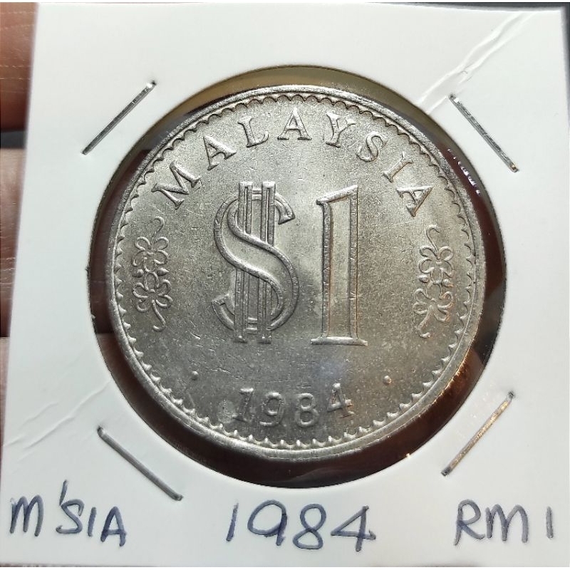 Malaysia Commemorative Coin RM 1 Year 1984 ( Semi Keydate) | Shopee Malaysia