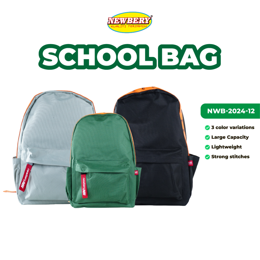 NEWBERY Beg Galas Sekolah Menengah / Bag Backpack Secondary School ...