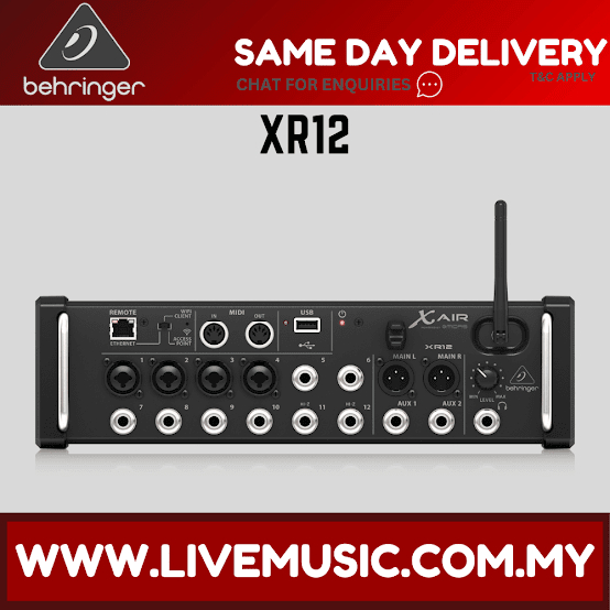 Behringer X Air XR12 Tablet-controlled Digital Mixer ( XR-12 / XR 12 ) | Shopee Malaysia