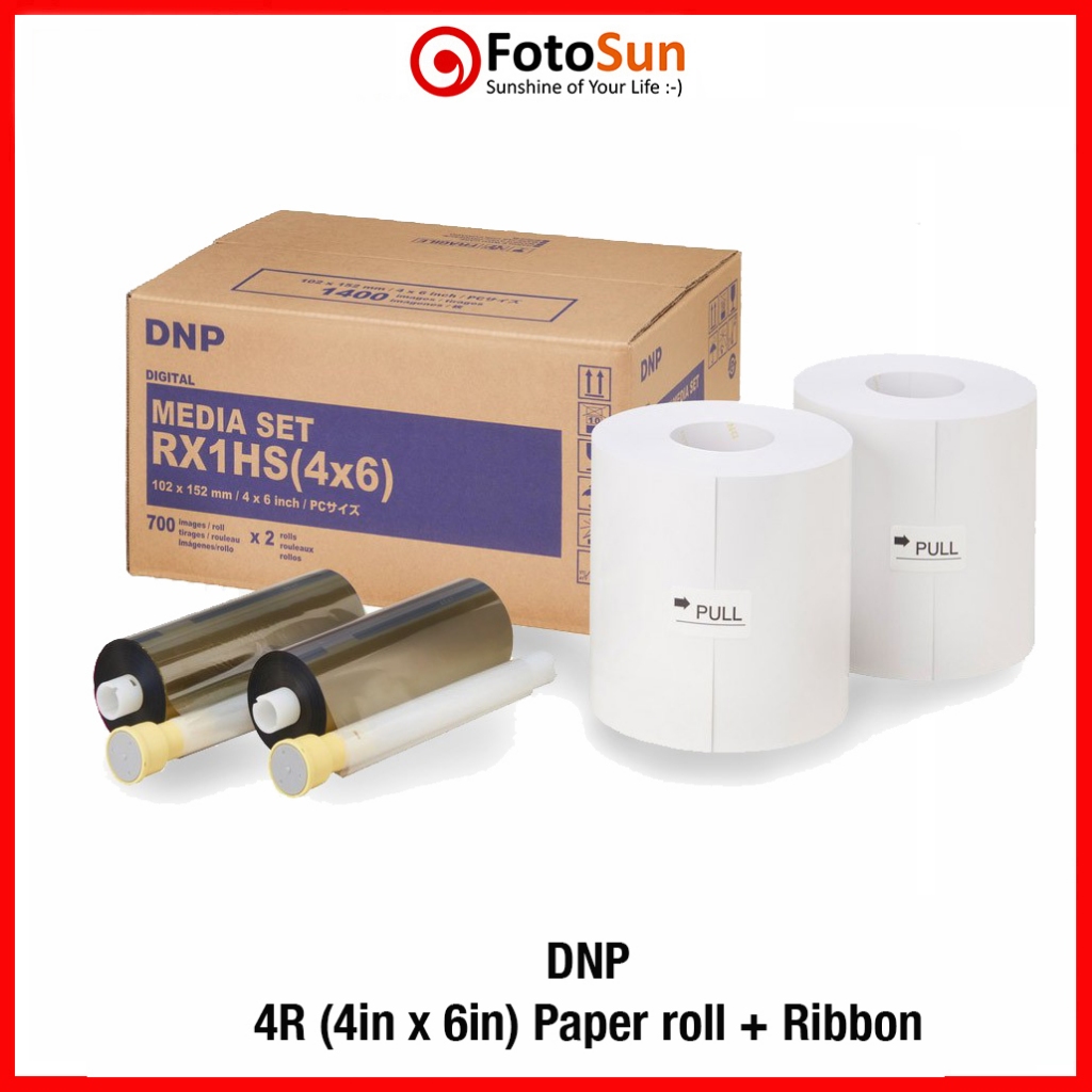 DNP 4R MEDIA KIT (PAPER + INK) FOR DNP RX1(S)HS | Shopee Malaysia