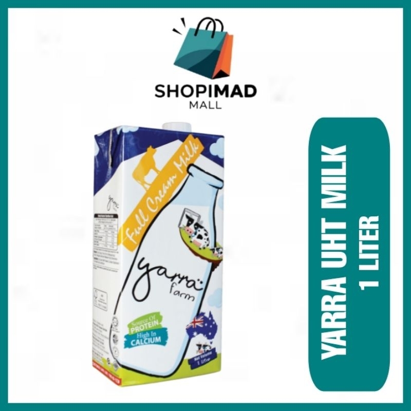 [1LTR] YARRA UHT FULL CREAM MILK | SUSU UHT PENUH KRIM YARRA | Shopee ...