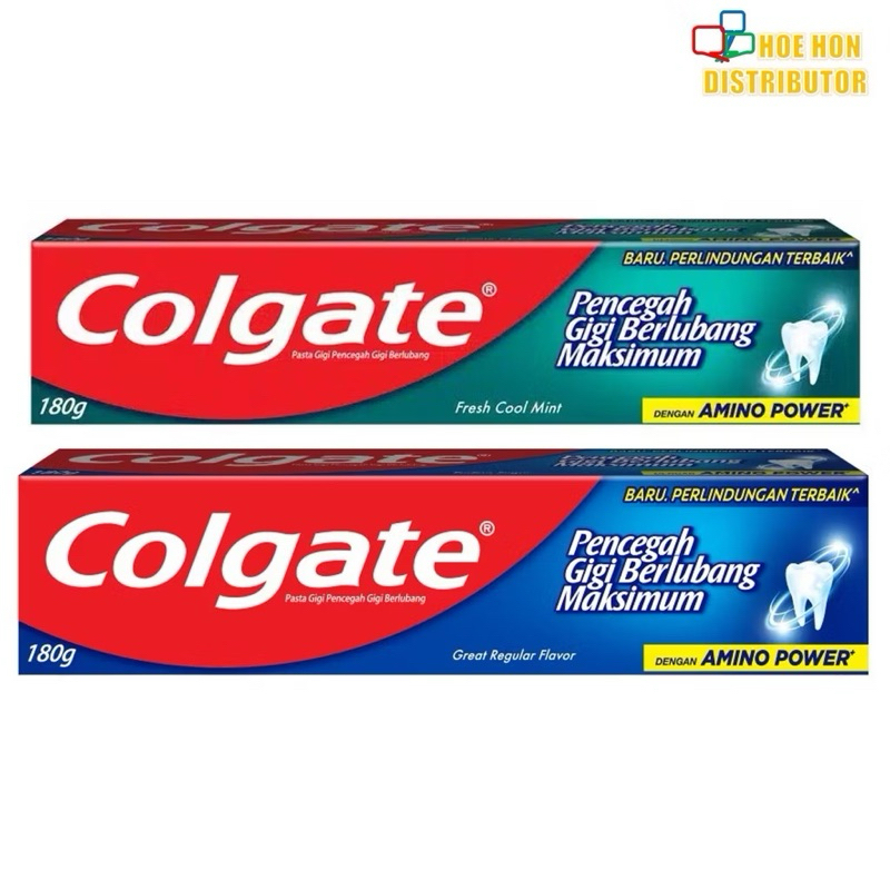 Colgate Tootpaste 180g Fresh Cool Mint Great Regular Flavor Ubat Gigi ...