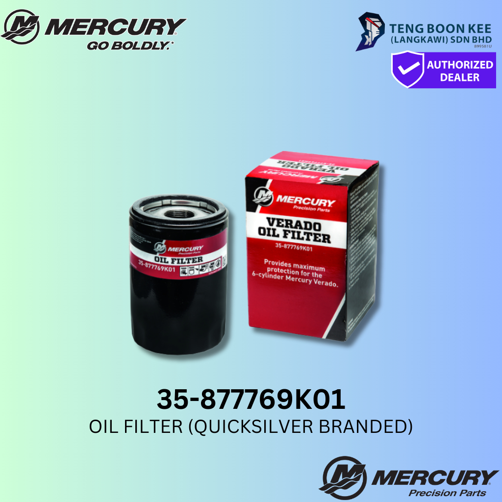 35 -877769K01 MERCURY OIL FILTER (200-400R HP VERADO L6) - MERCURY ...