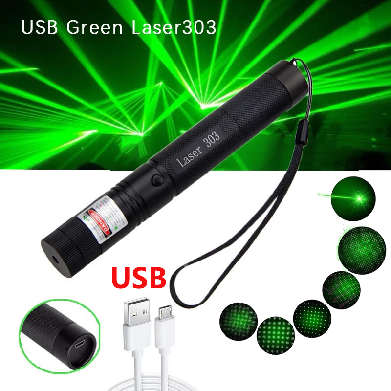 Green Laser Pointer 532nm 2000m Long Range Laser Pen laser light Tourch lezer hijau Laser jarak ...