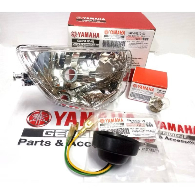 Y125ZR Y125Z Y125 HEAD LAMP LAMPU DEPAN + MENTOL DAN SOCKET CLEAR ORIGINAL | Shopee Malaysia