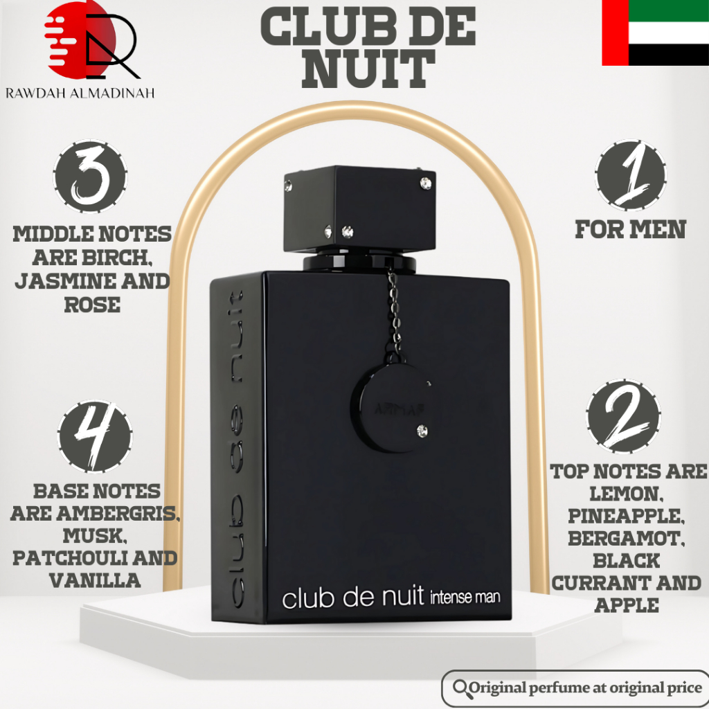 Armaf Club De Nuit Intense Pure Parfum 105ml Decant | Shopee Malaysia