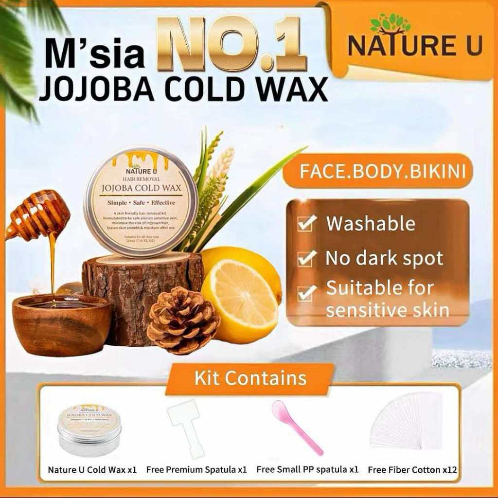 Nature U Jojoba Cold Wax 210ML | Shopee Malaysia