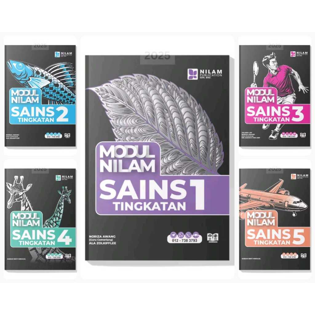2025 MODUL NILAM SAINS TINGKATAN 1 - 5 [NILAM] | Shopee Malaysia