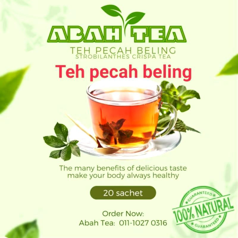 Teh daun pecah beling / black face general tea | Shopee Malaysia