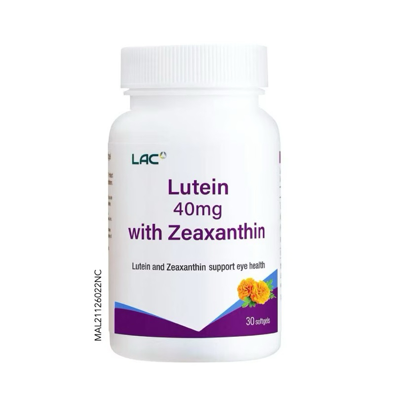 LAC Lutein 40mg with Zeaxanthin (30 Softgels) | Shopee Malaysia