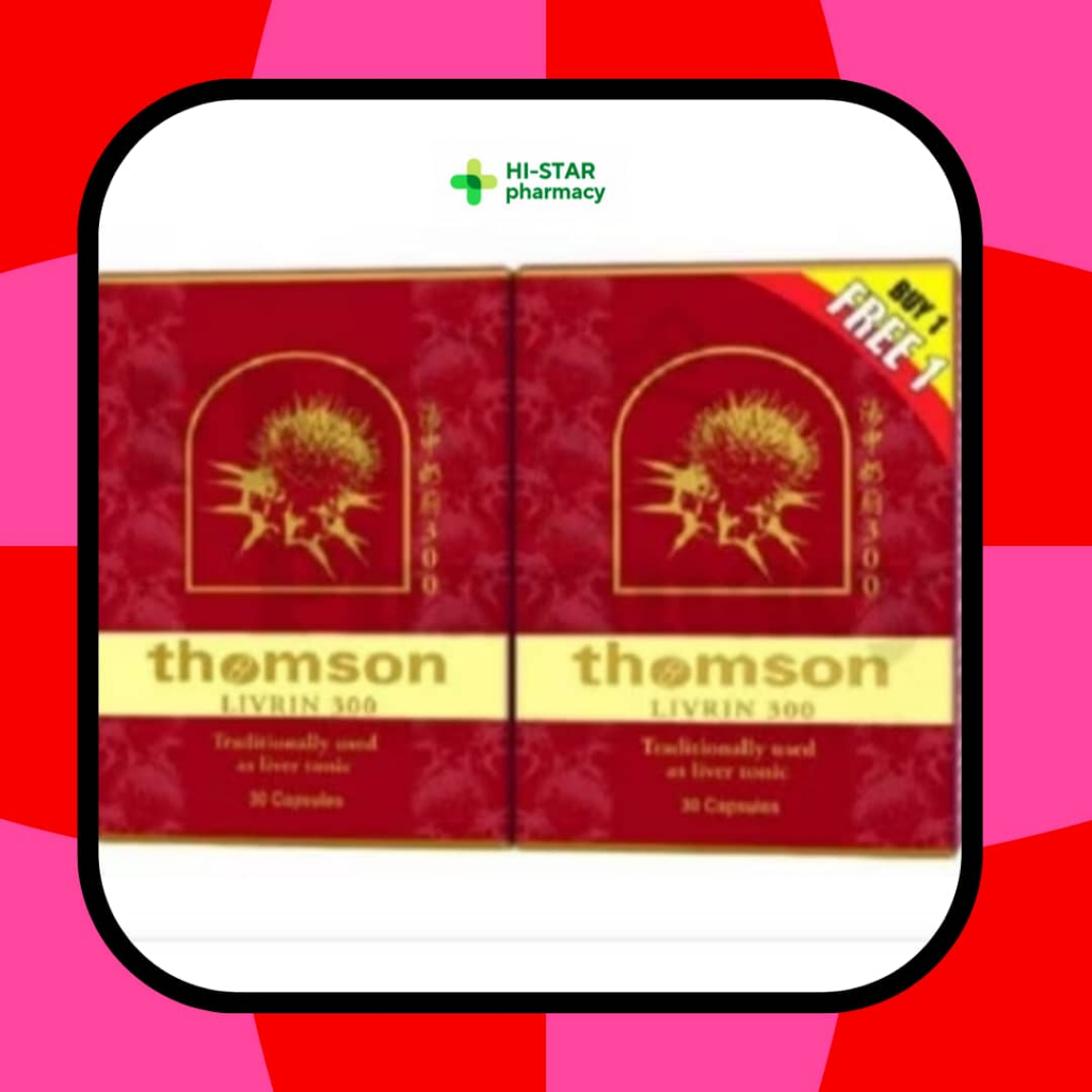 [OFFER PRICE] THOMSON Livrin Liver Tonic 300mg 2 x 30's Capsules (Exp ...