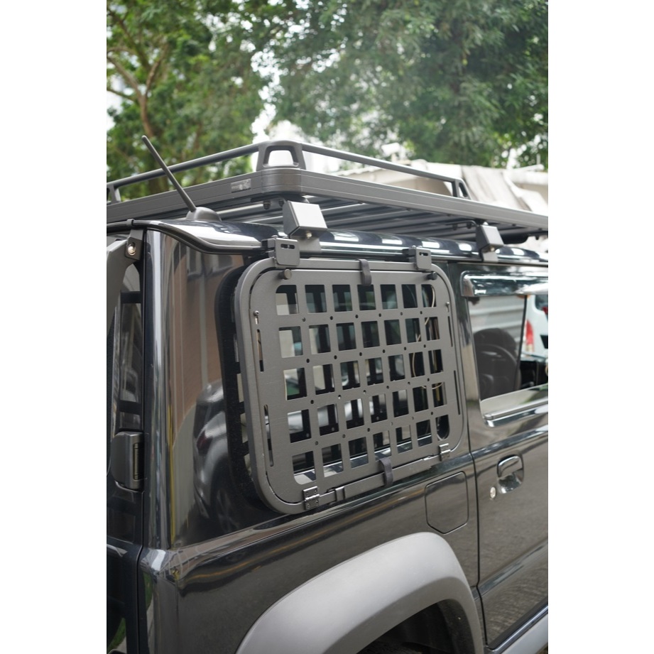 Suzuki Jimny JB64 JB74 Rear Side Window With Foldable Table Grill For ...