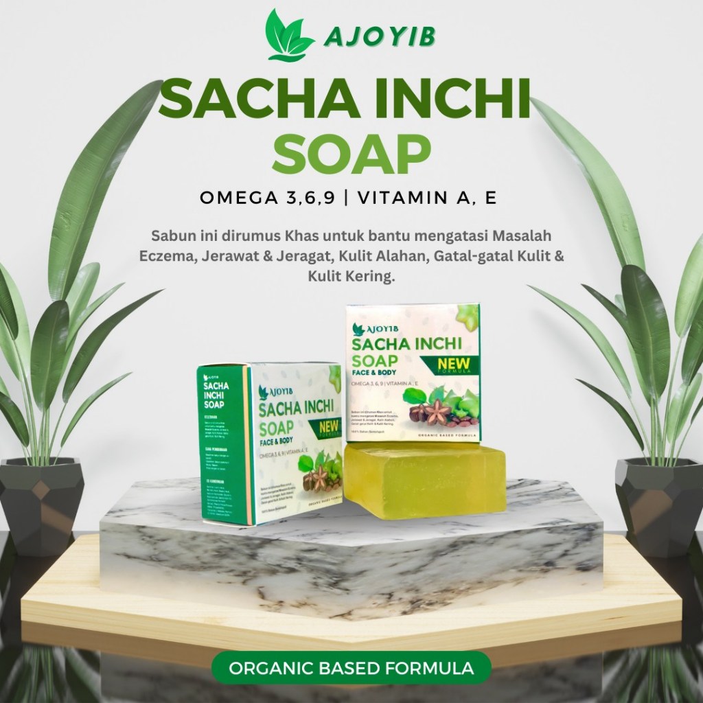 SABUN GATAL SACHA INCHI AJOYIB | AJOYIB SOAP | ECZEMA | PSORIASIS ...