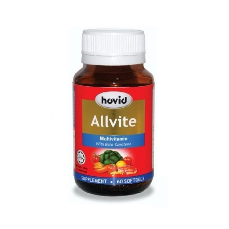Hovid Allvite Multivitamin Softgel (60's / 180's) | Shopee Malaysia