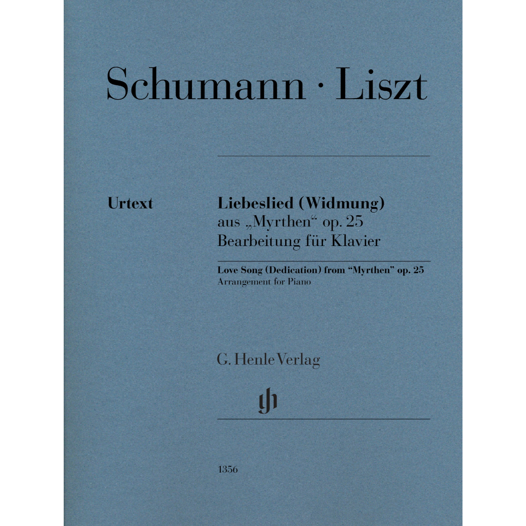 G. Henle Verlag Franz Liszt Love Song (Dedication) from “Myrthen” op ...