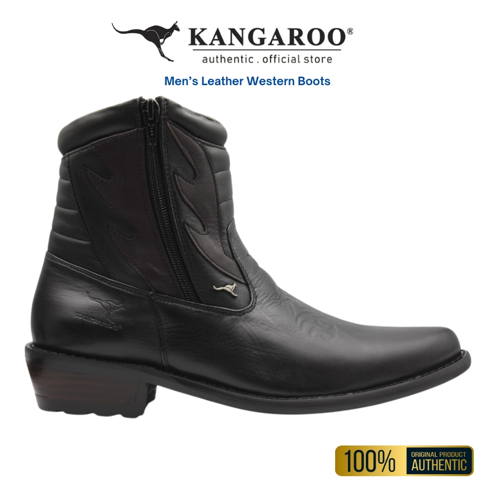 KANGAROO Original Men Genuine Cow Leather Legend Western Boots 8370 ...