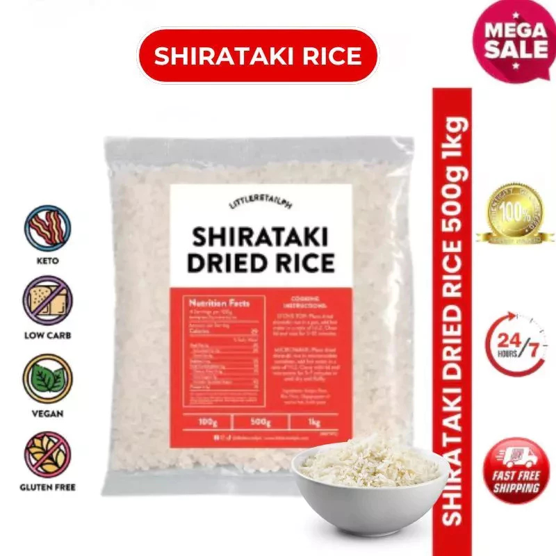 Dry / Dried Shirataki Rice 500g 1kg Konjac Keto/Low Carb Approved ...