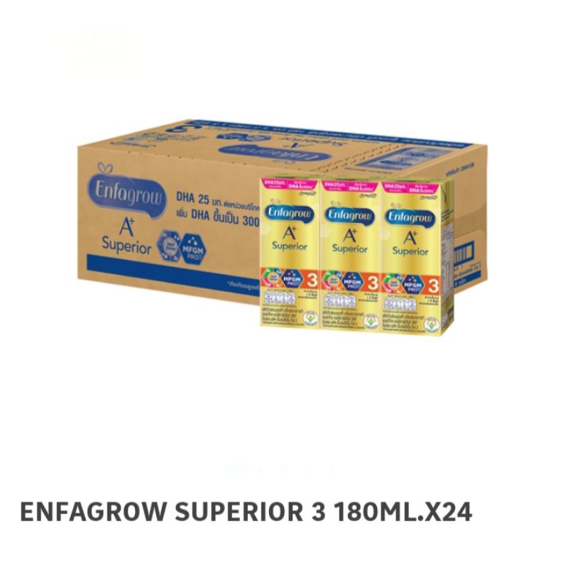 HALAL ENFAGROW SUPERIOR 3 UHT MILK (180ML x 24 PCS/ BOX) MADE IN ...
