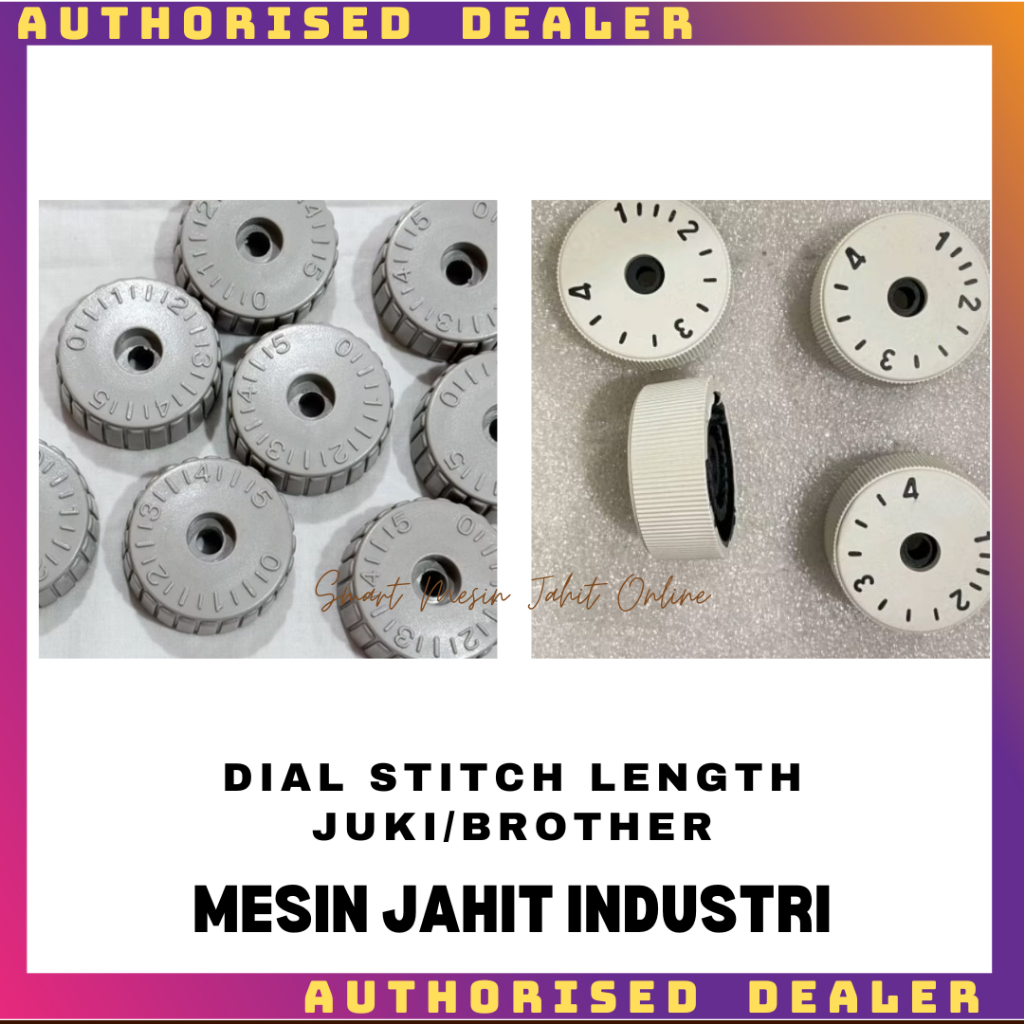 BROTHER/JUKI Feed Dial Stitch Length/Pelaras Jarak Jahitan Mesin Jahit ...