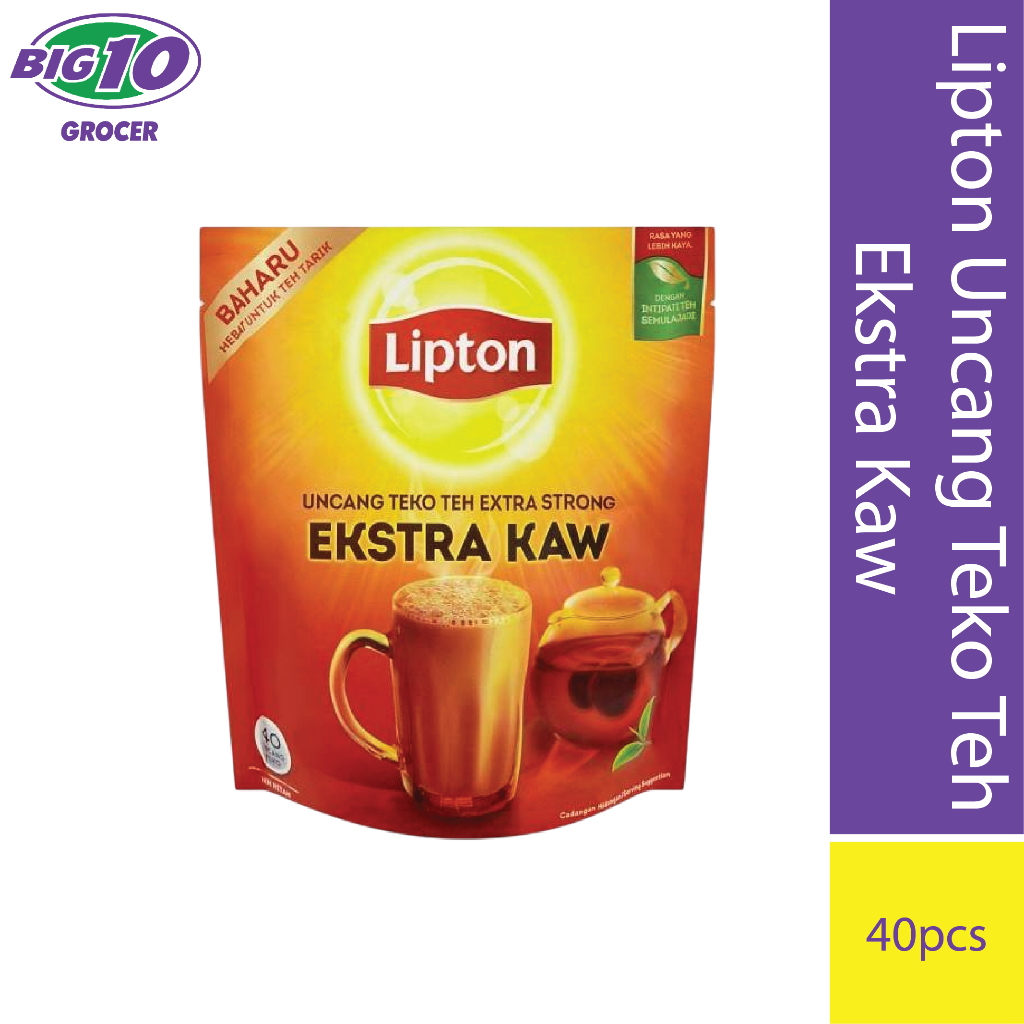 Lipton Potbag Extra Strong / Uncang Teko Ekstra Kaw 40s | Shopee Malaysia