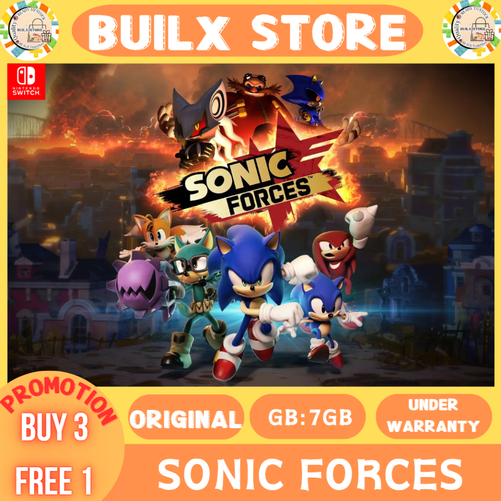 SONIC FORCES Nintendo Switch Digital Game ( BUY 3 FREE 1) | Shopee Malaysia