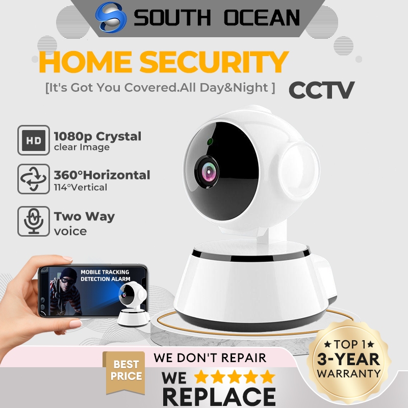South Ocean FHD WiFi CCTV Camera Security Home Network Night Smart ...