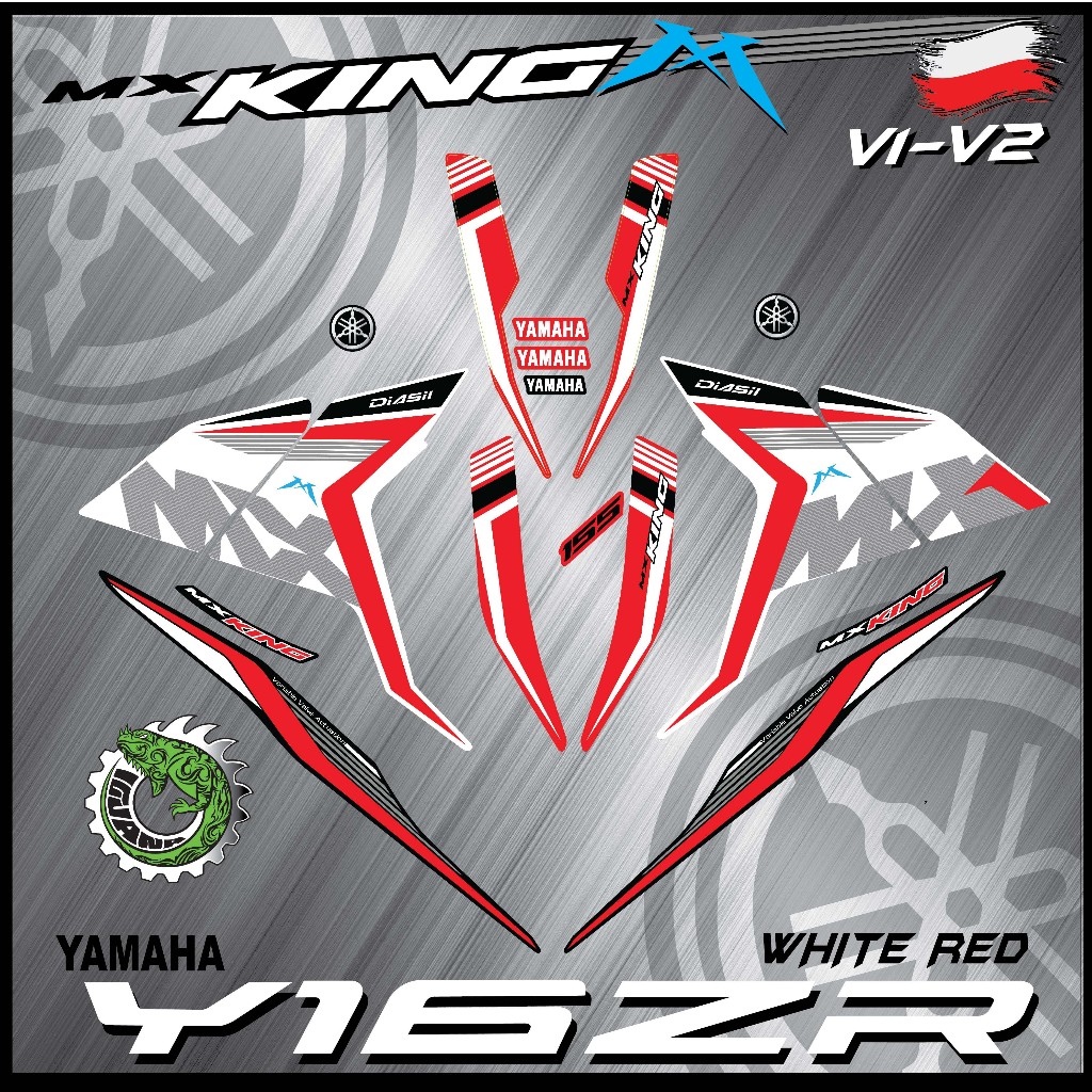 STRIPE MOTOR Yamaha Y16ZR/155 V1-V2 ABS MX KING IND 2025 (JMX) CUSTOM ...