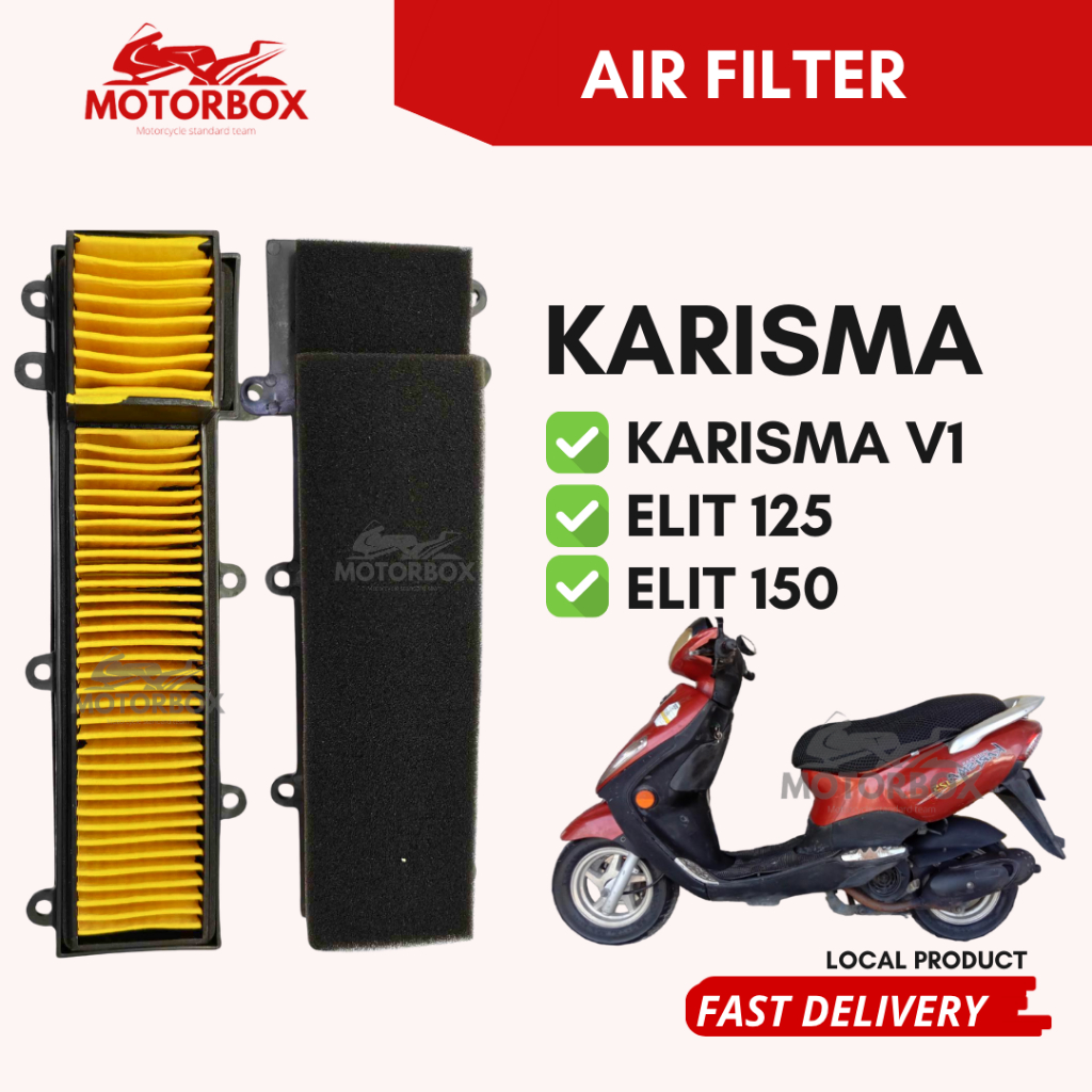 KARISMA V1 ELIT 125 AIR FILTER - KARISMA LAMA OLD ELITE 150 ELEMENT ...