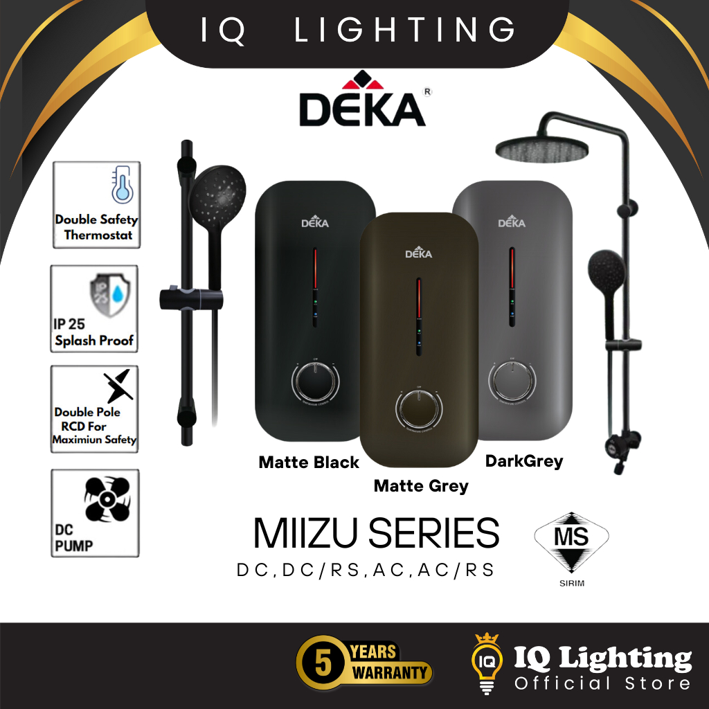 🔥NEW MODEL🔥DEKA MIIZU 90 DC Silent Inverter Pump Instant Heat Water ...