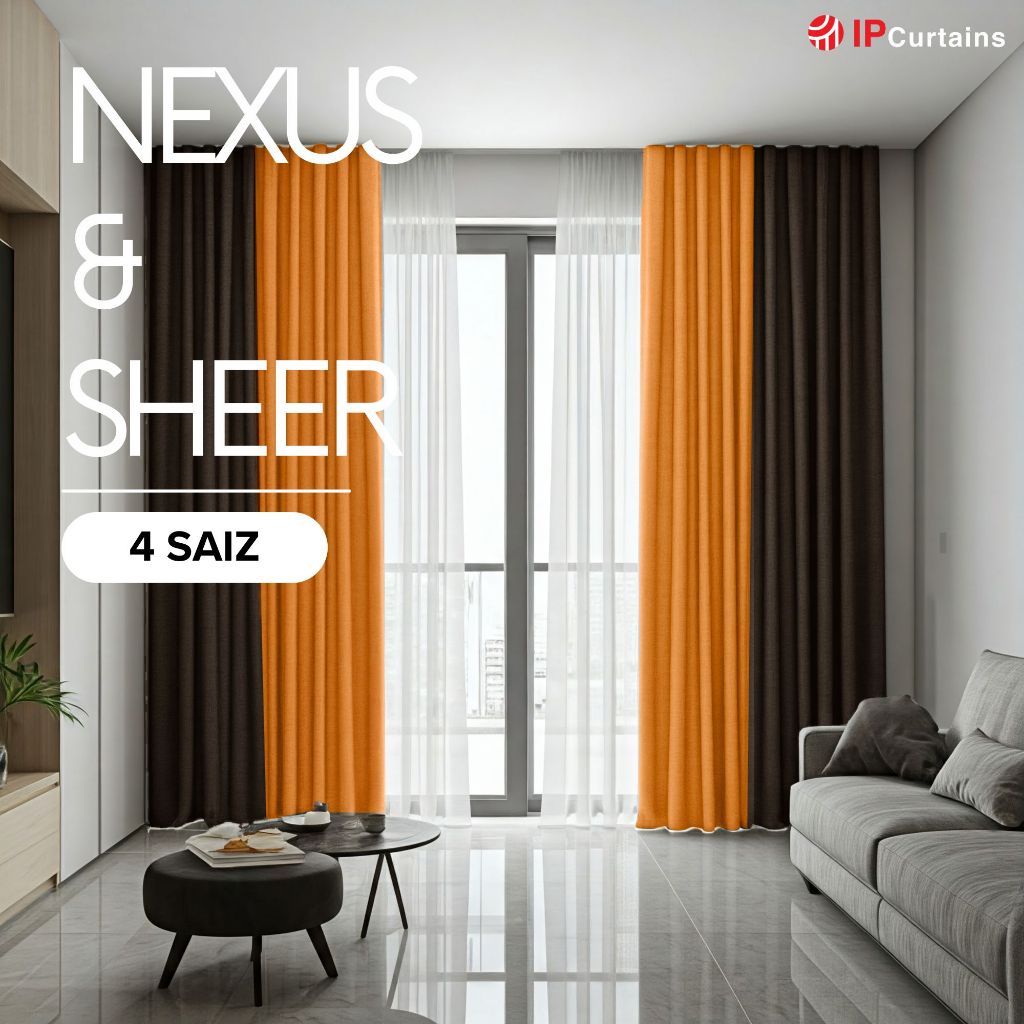 IP Curtain: Langsir NEXUS dan Sheer | Shopee Malaysia