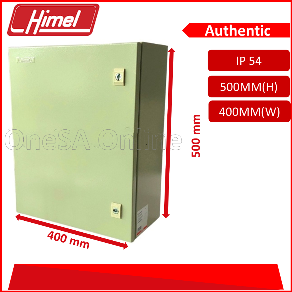 HIMEL IP54 Metal Box Enclosure HJXF-504014Q / 504020Q / 504025Q Depth ...