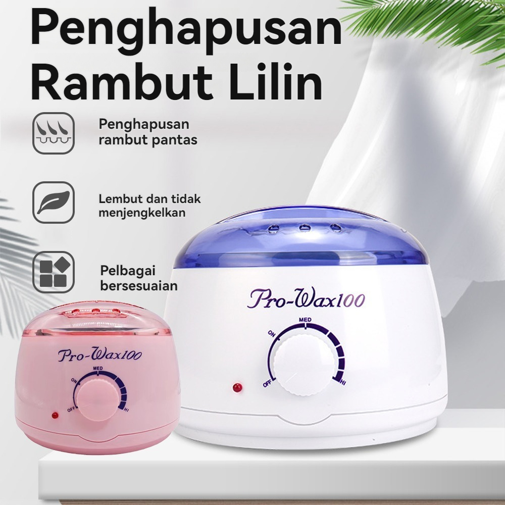 Pro Wax Warmer Pot Depilatory Heater Spa Hair Removal Set Beans Machine ...