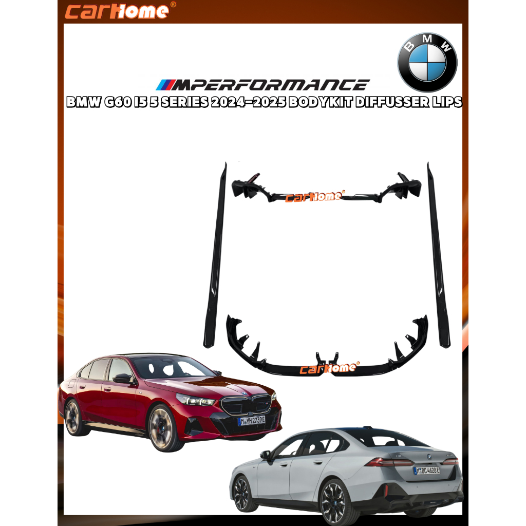 BMW G60 I5 M PERFORMANCE BODYKIT 2024 5 SERIES G60 DIFFUSER LIPS BMW ...