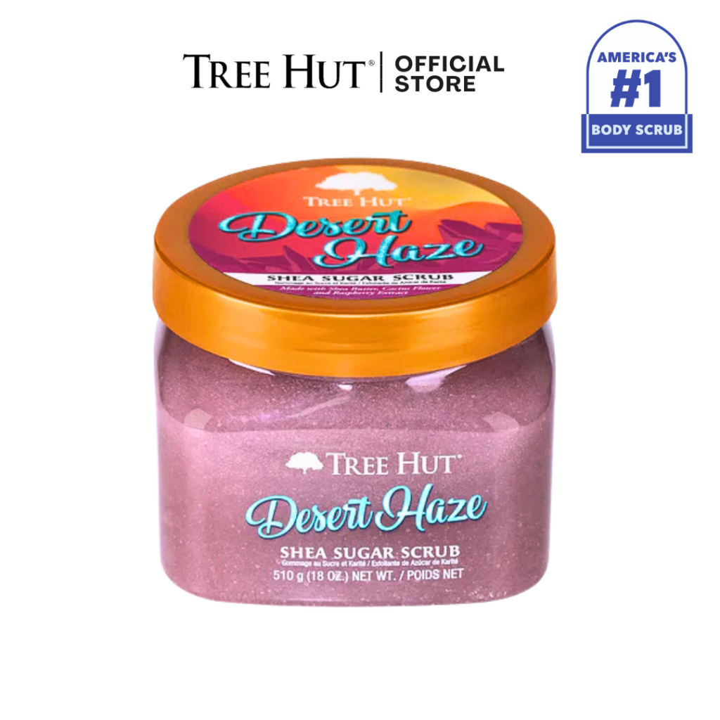 Tree Hut Shea Sugar Body Scrub Desert Haze 510g Provides Lasting ...