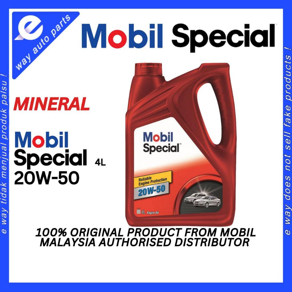 MOBIL SPECIAL 20W-50 ENGINE OIL 4L | Shopee Malaysia