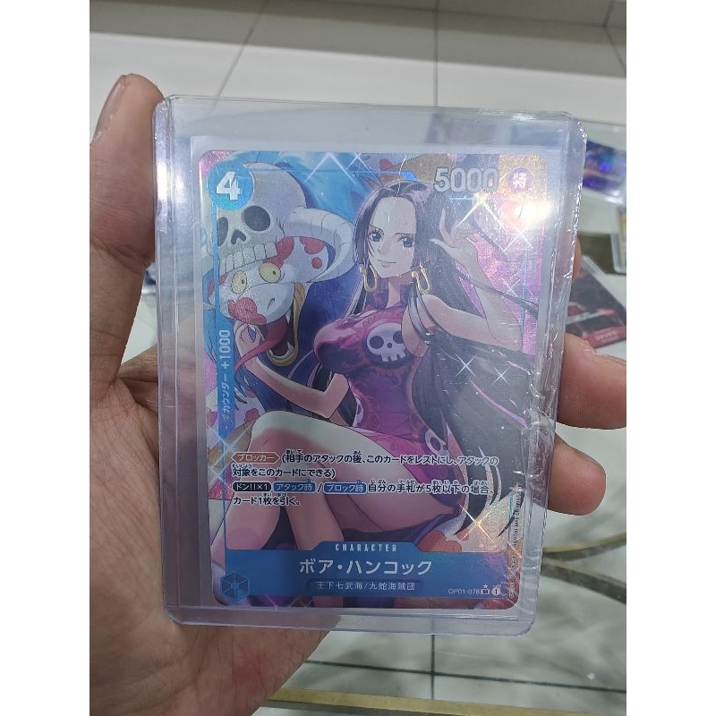 Bandai One Piece OPTCG PRB Parallel AA SR OP01-078 Boa Hancock | Shopee Malaysia