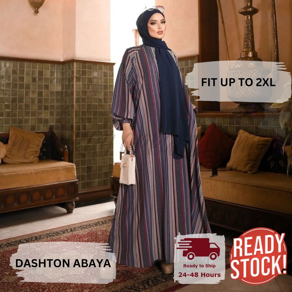 ★Mishkah Apparels★ DASHTON Abaya - Crepe Modest Muslimah Apparels Jubah ...