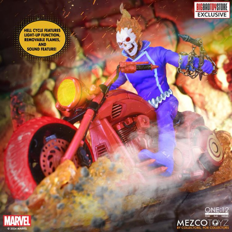Mezco Toyz Ghost Rider One:12 Collective Marvel's Ghost Rider & Hell ...