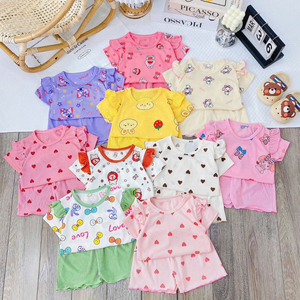 READY STOCK!!! 8M-3Y SUMMER GIRL SUIT CUTE | KID GIRLS CLOTHING SET ...