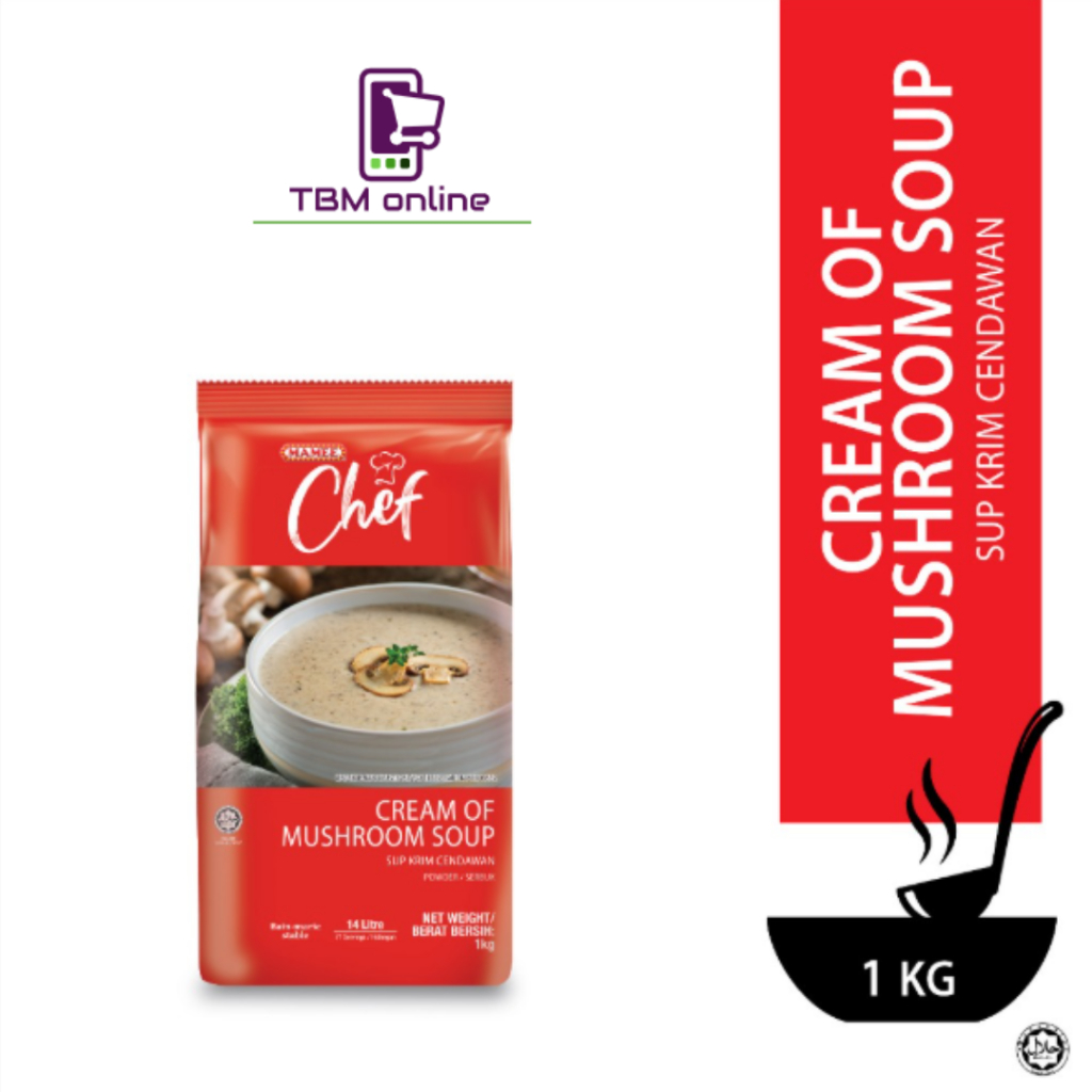 MAMEE Chef Cream of Mushroom Soup Powder 1kg 蘑菇汤粉 (Serbuk Sup Krim ...