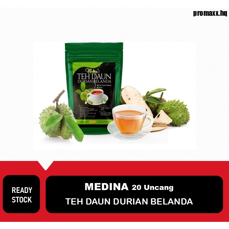 Teh Daun Durian Belanda Medina 20 Uncang | Shopee Malaysia